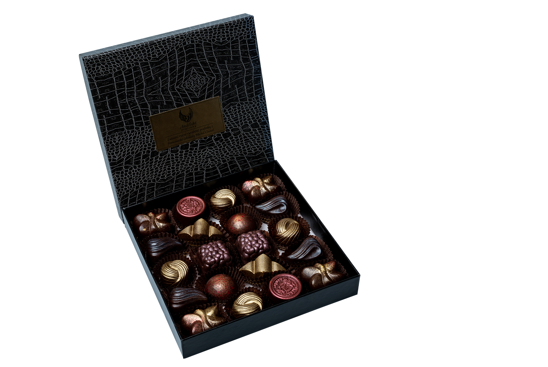 Luxusní čokoládové pralinky | Andělské Pralinky